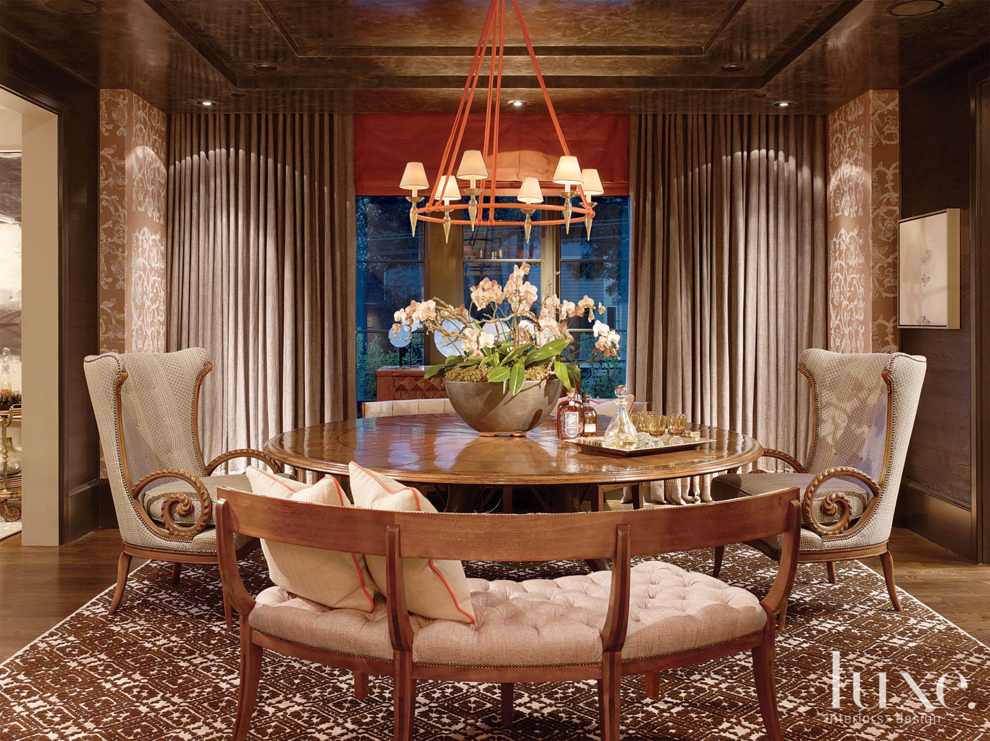Grand Dining Room - Luxe Interiors + Design