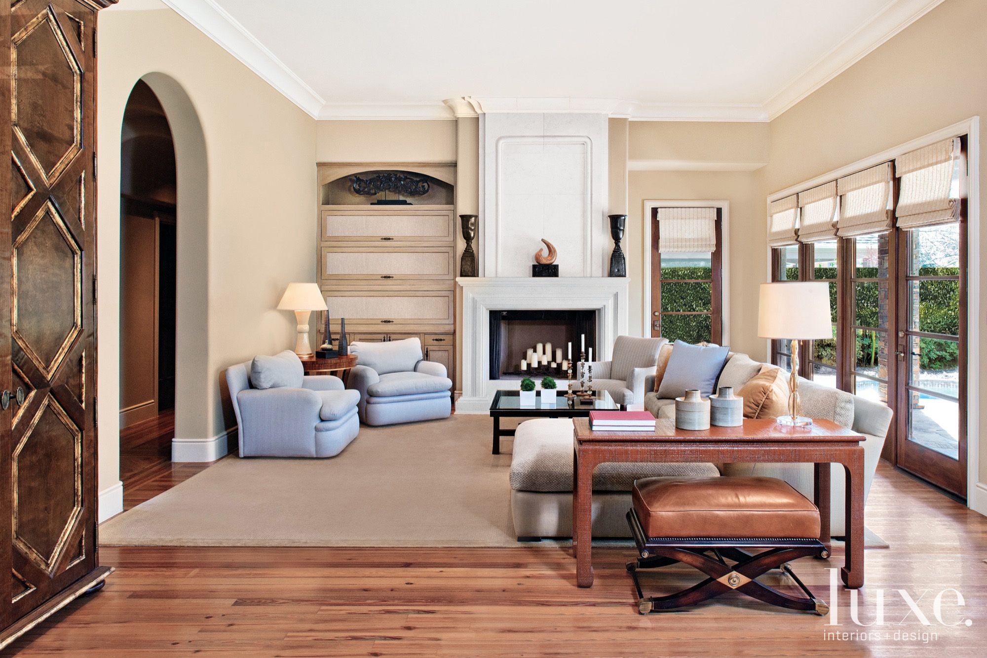 Soothing Living Room - Luxe Interiors + Design