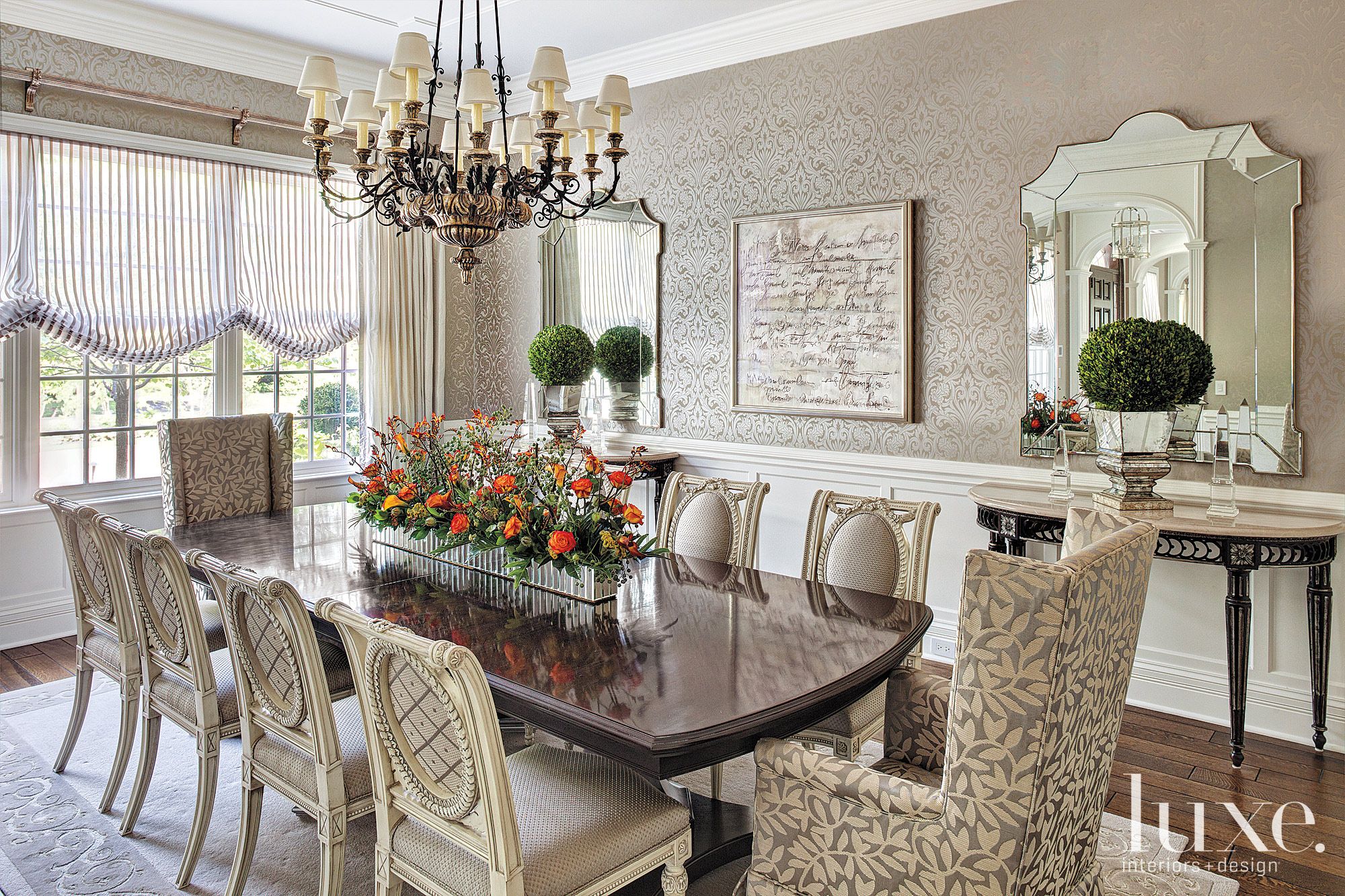 Formal Traditional Dining Room Luxe Interiors Design Formal Traditional Dining Room Luxe Interiors Design