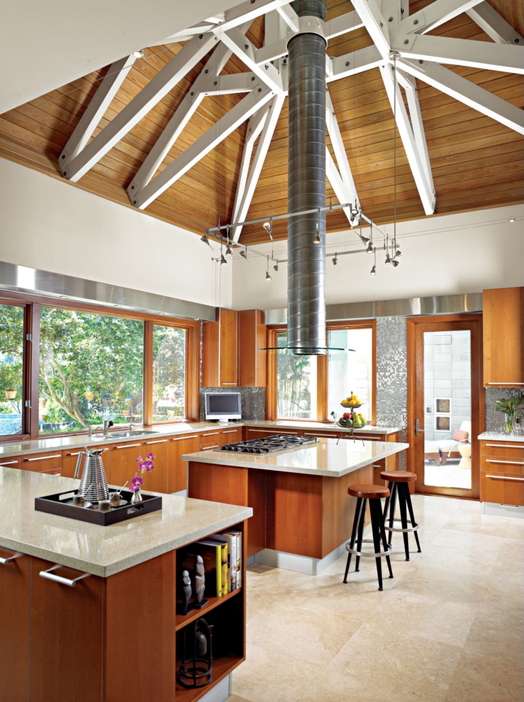 Contemporary Neutral Kitchen - Luxe Interiors + Design